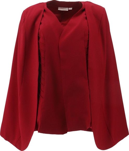 Belle by Kim Gravel | Jackets & Coats | Belle Kim Gravel Capelet Blazer ...